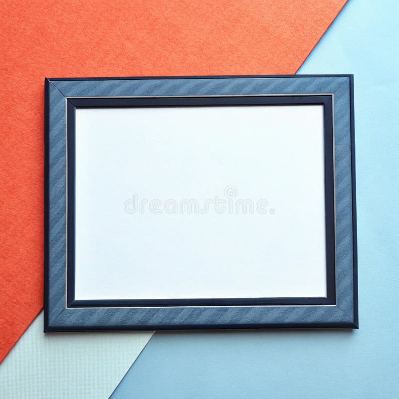 Modern Abstract Border Design with Paper Texture and Oceanic Sunset ...