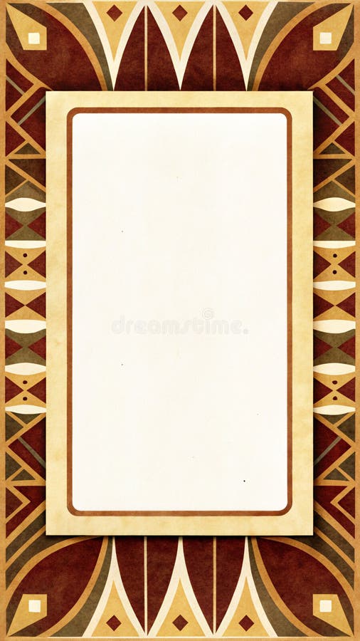Modern Abstract Border Design with Paper Texture and Rustic Warmth ...
