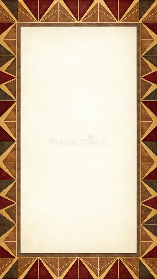 Modern Abstract Border Design with Paper Texture and Rustic Warmth ...