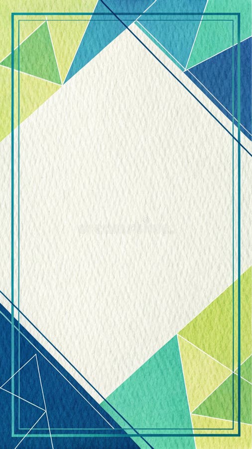 Modern Abstract Border Design with Paper Texture and Verdant Cascade ...