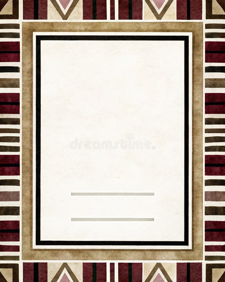 Modern Abstract Border Design with Paper Texture and Vintage Elegance ...