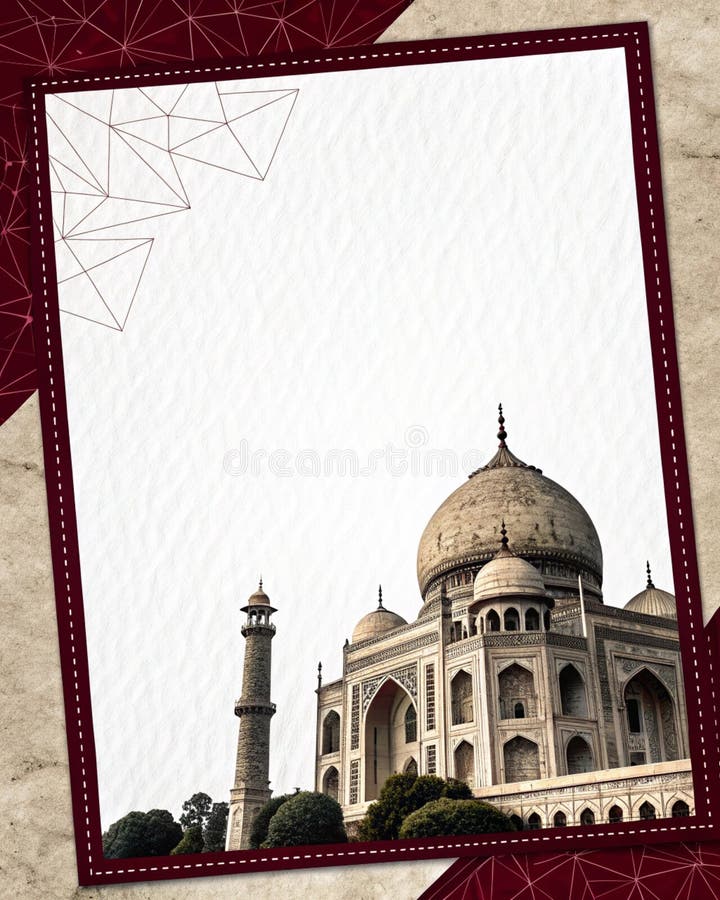 Modern Abstract Border Design with Paper Texture and Vintage Elegance ...
