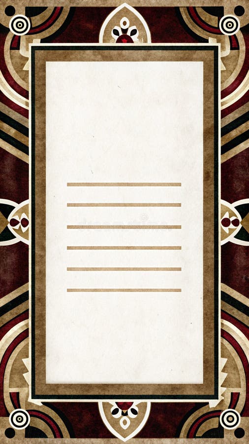 Modern Abstract Border Design with Paper Texture and Vintage Elegance ...