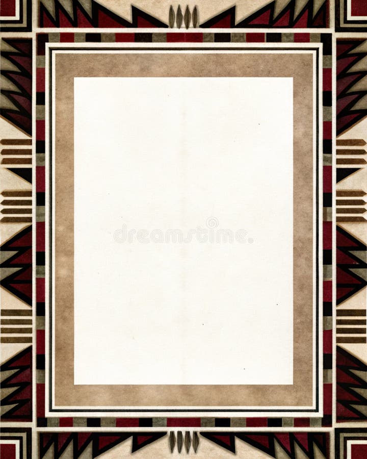 Modern Abstract Border Design with Paper Texture and Vintage Elegance ...