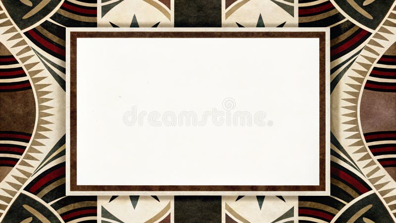 Modern Abstract Border Design with Paper Texture and Vintage Elegance ...