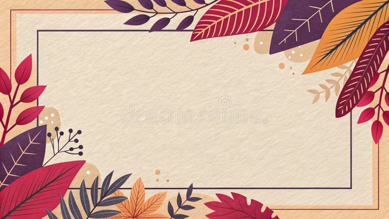 Modern Abstract Border Design with Paper Texture and Warm Elegance ...