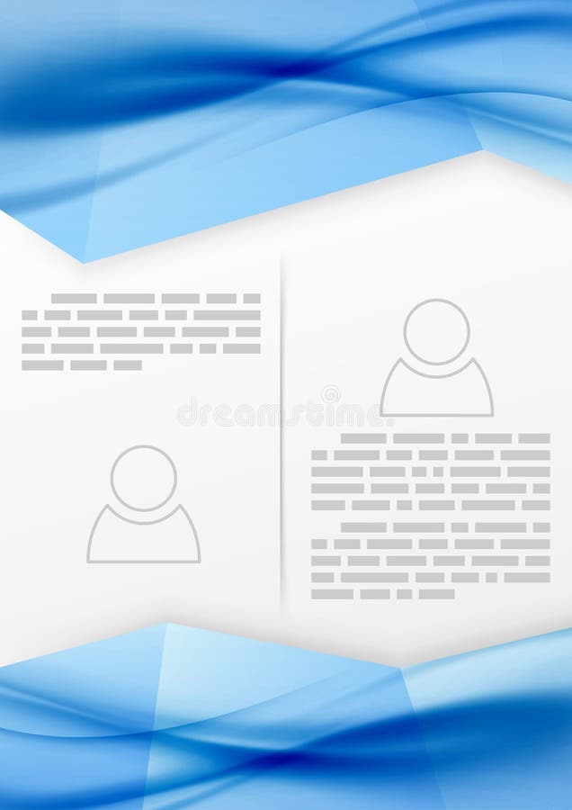 Modern Abstract Business Booklet Template Stock Vector - Illustration ...