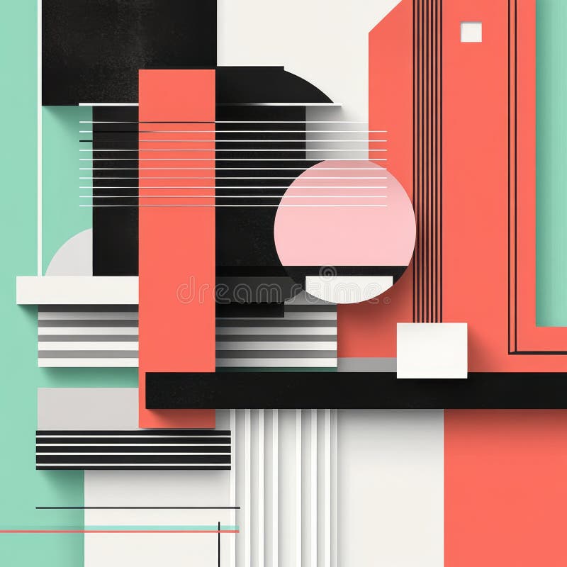 Modern Abstract Cloud Designs with Organic Shapes and Triangular ...