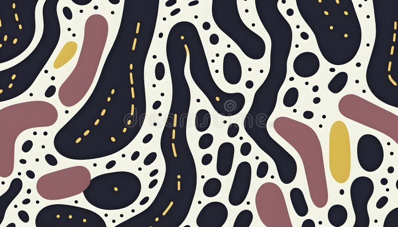 Modern Abstract Colorful Pattern with Random Shapes and Lines ...