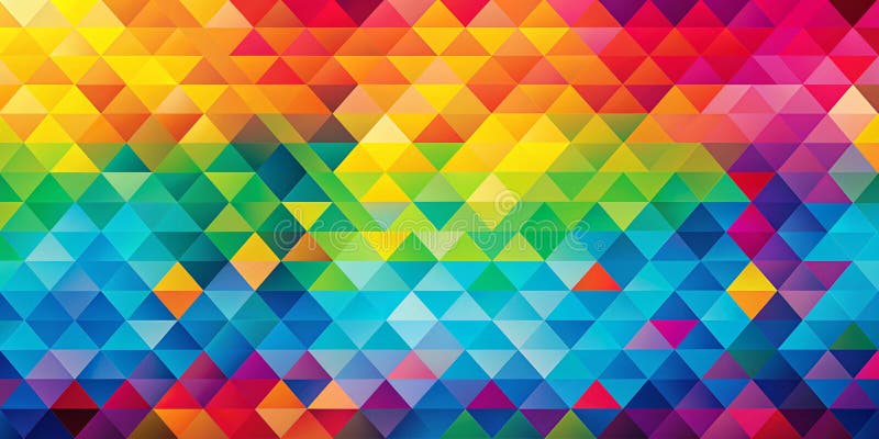 Modern Abstract Coloured Background in Random Geometric Pattern ...