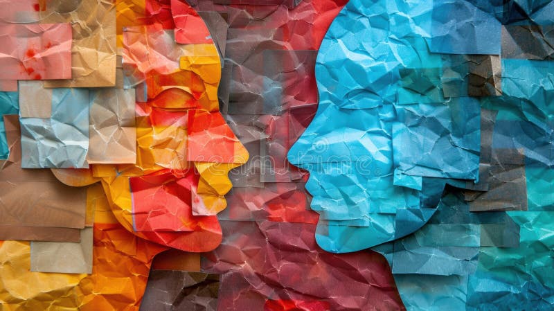 Modern Abstract Concept Representing Emotional Intelligence in Human ...