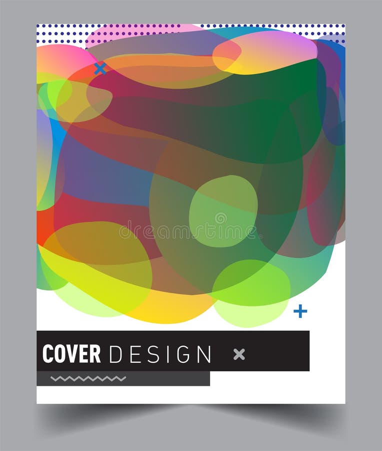 Modern Abstract Covers. Cool Gradient Shapes Composition, Vector Covers ...