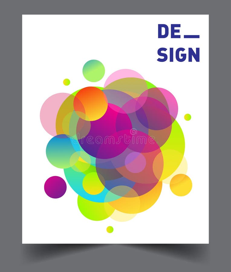 Modern Abstract Covers. Cool Gradient Shapes Composition, Vector Covers ...