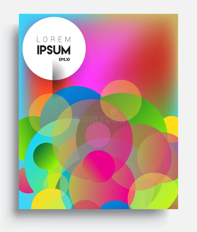 Modern Abstract Covers. Cool Gradient Shapes Composition, Vector Covers ...