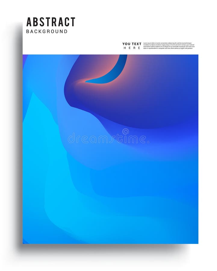 Modern Abstract Covers. Cool Gradient Shapes Composition, Vector Covers ...