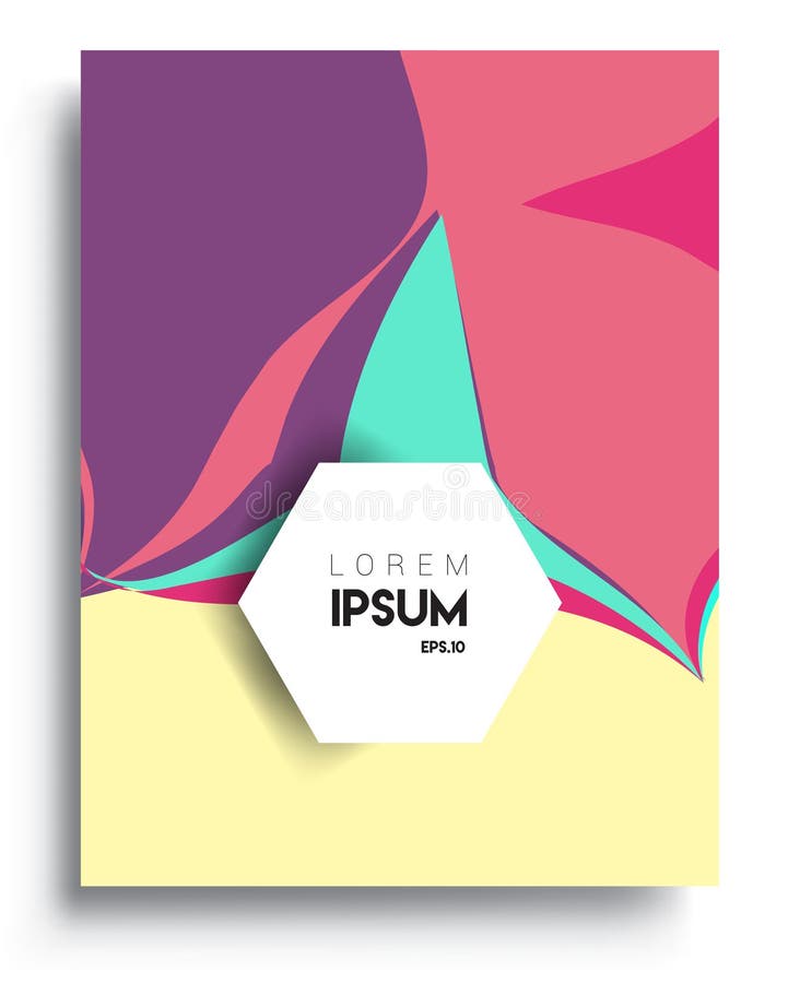 Modern Abstract Covers. Cool Gradient Shapes Composition, Vector Covers ...