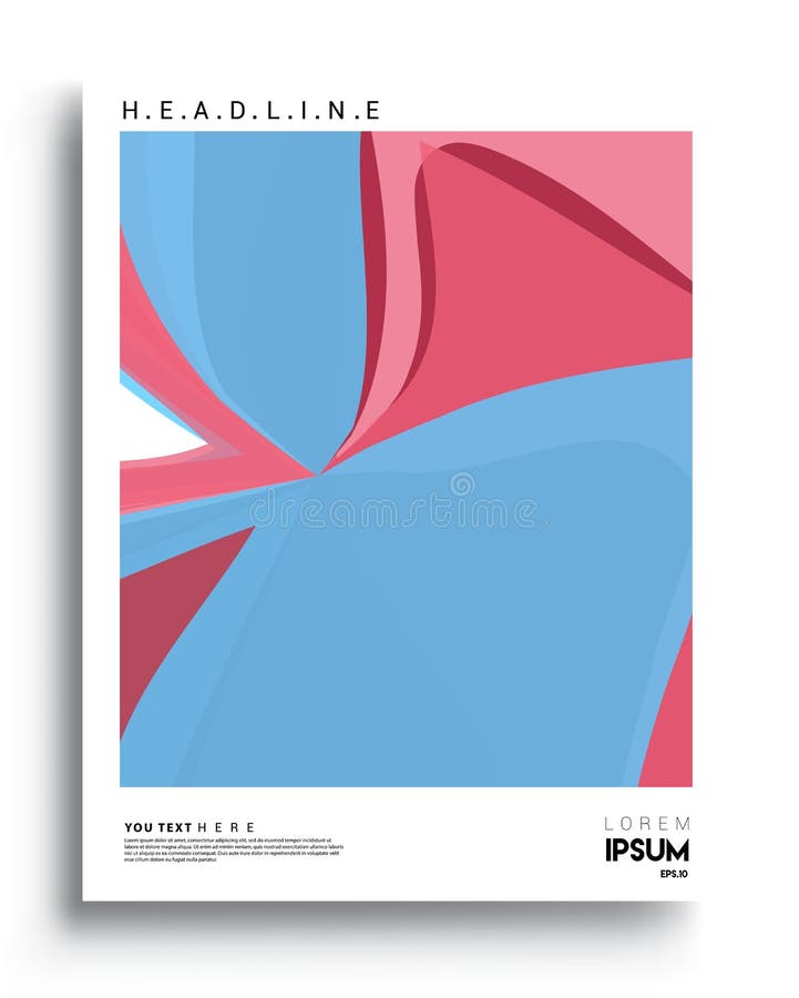 Modern Abstract Covers. Cool Gradient Shapes Composition, Vector Covers ...