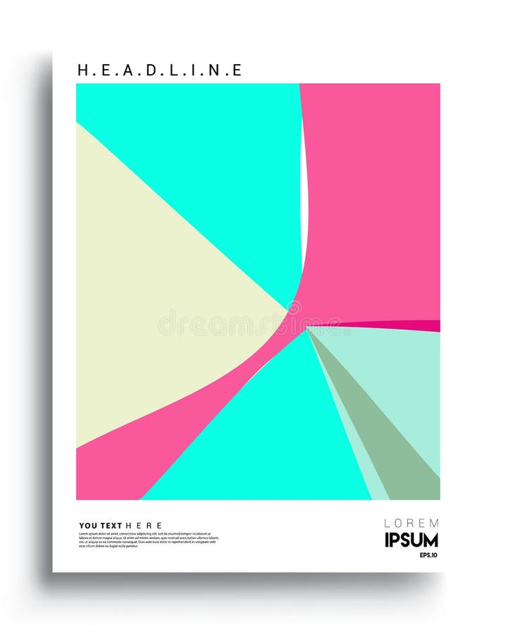Modern Abstract Covers. Cool Gradient Shapes Composition, Vector Covers ...