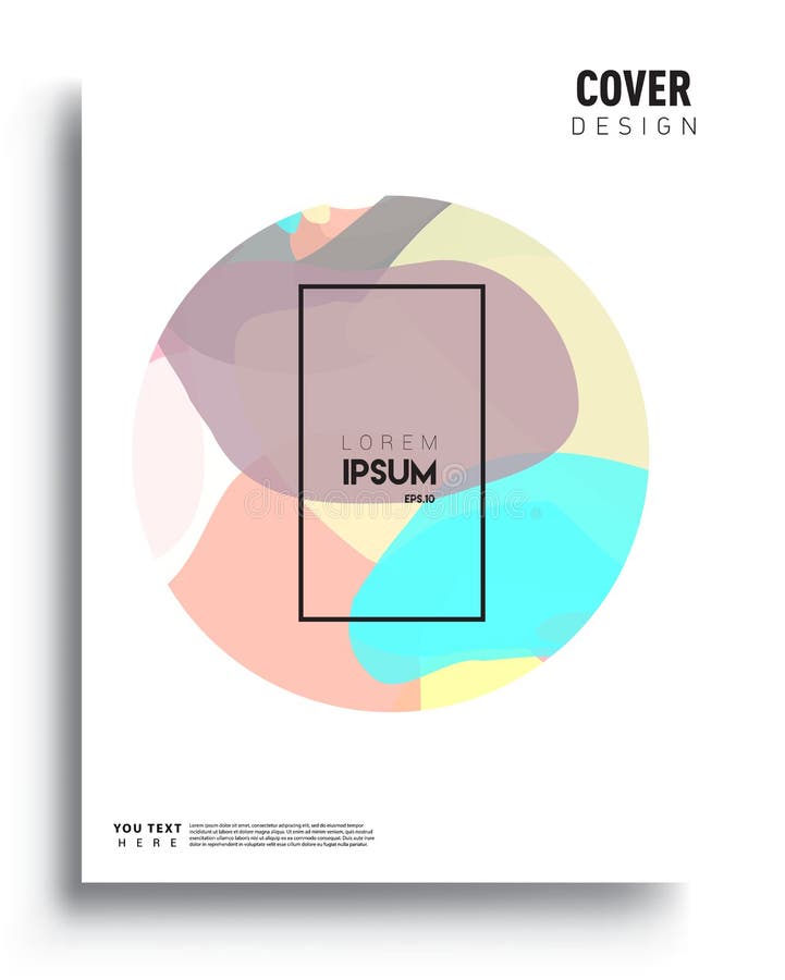 Modern Abstract Covers. Cool Gradient Shapes Composition, Vector Covers ...