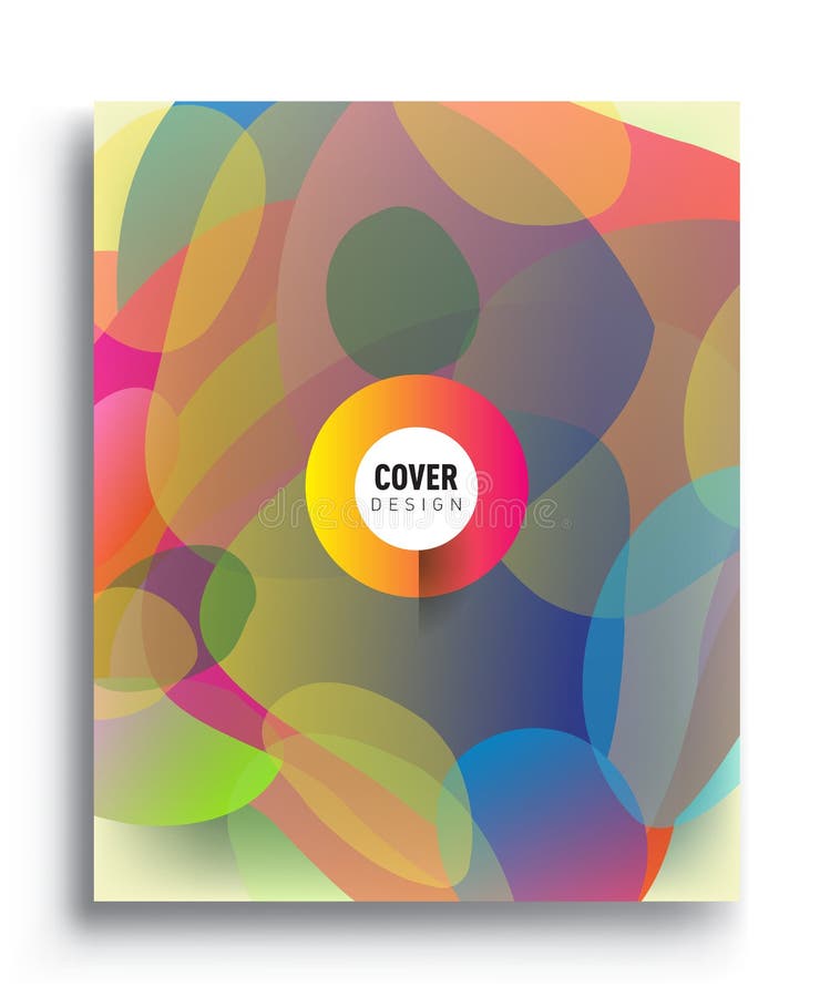 Modern Abstract Covers. Cool Gradient Shapes Composition, Vector Covers ...