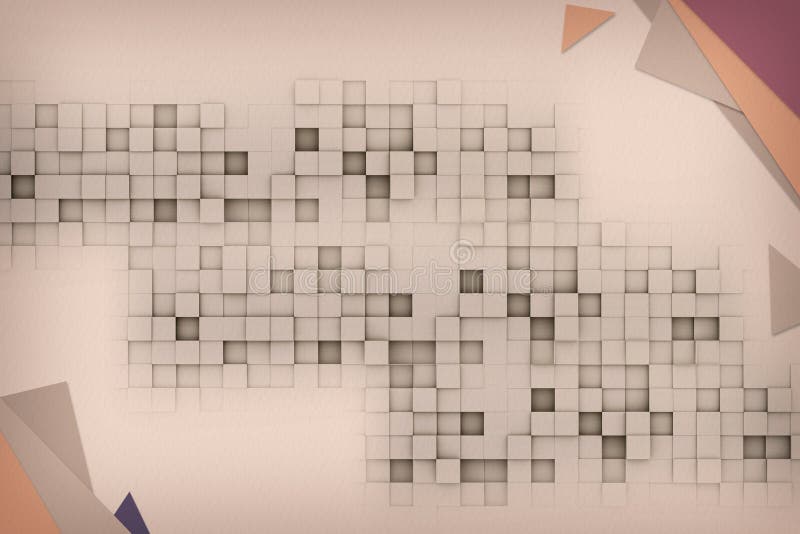 Modern Abstract 3D Grid Background with Soft Gradient and Geometric ...