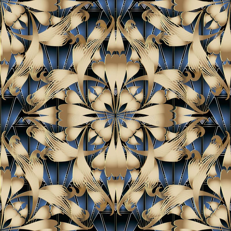 Striped Damask Pattern Stock Illustrations – 3,908 Striped Damask ...