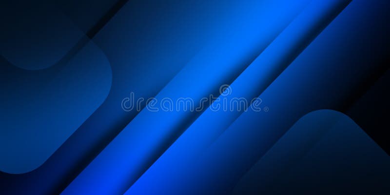 Modern Abstract Dark Blue Gradient Geometric Shapes Background ...