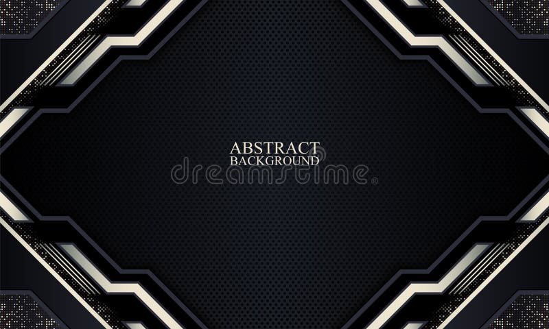 Modern Abstract Dark Technology Background Stock Vector - Illustration ...