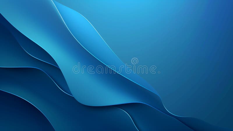 Modern Abstract Design with Alternating Vibrant Blue Shades Stock ...