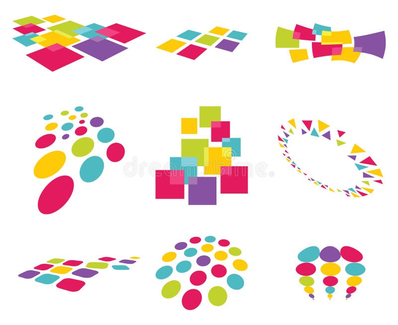 Logo elements stock vector. Illustration of array, modern - 149507