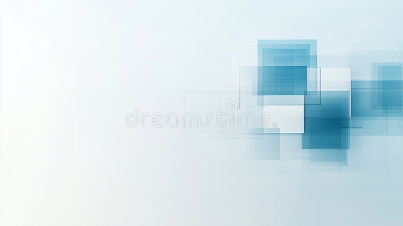 Modern Abstract Design Featuring Overlapping Blue and White Squares ...