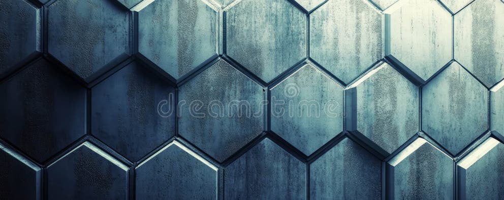 Modern Abstract Design Featuring Textured Hexagonal Mesh Pattern on ...
