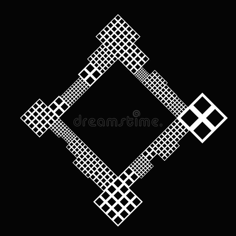 Modern Abstract Diagonal Minimal Square Frame Background Stock Vector ...