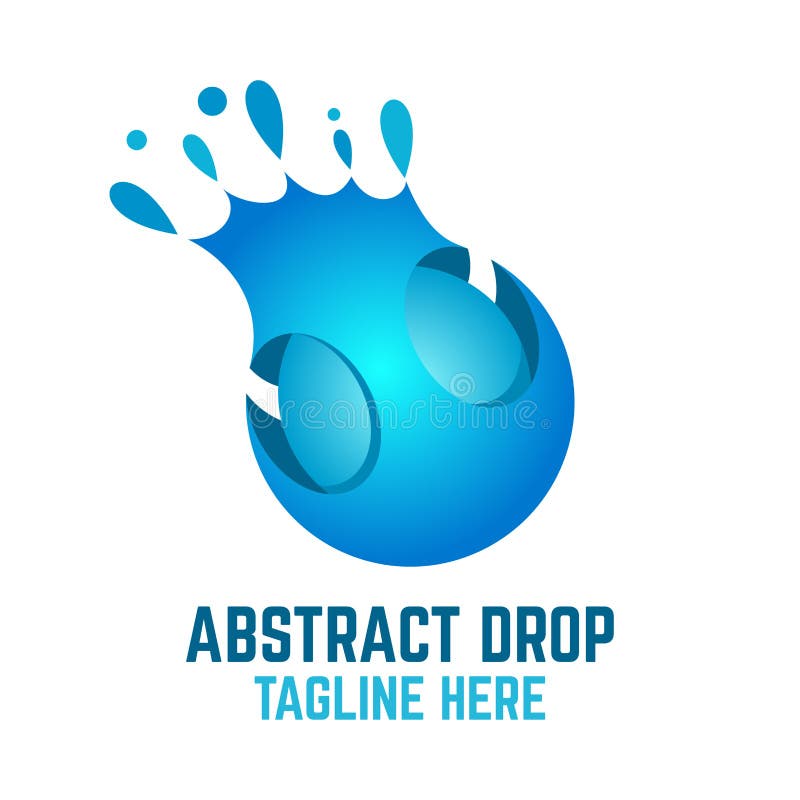 Modern Abstract Drop Logo. Vector Illustration. Stock Vector ...