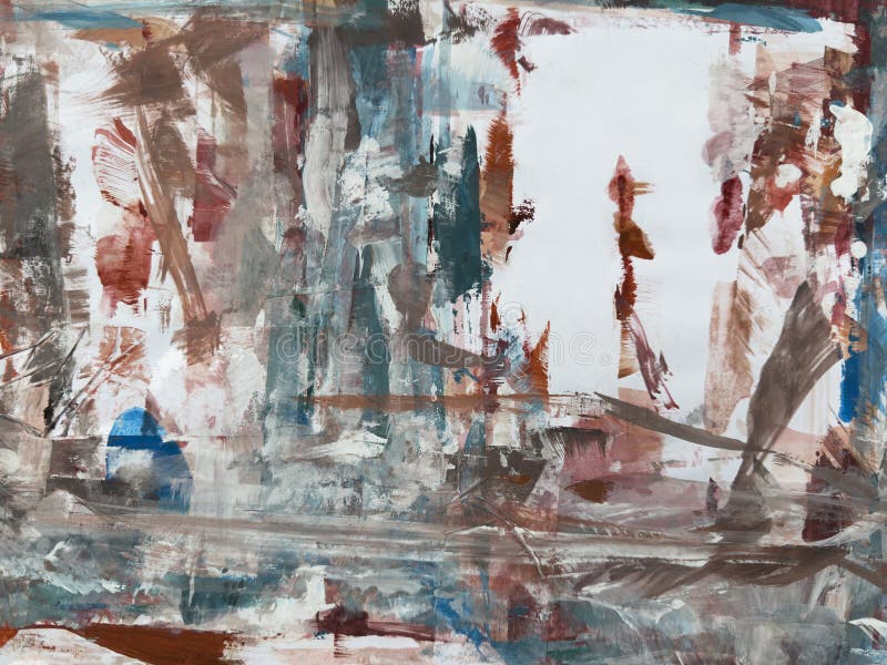 Modern Abstract Expressive Contemporary Art. Stock Illustration ...