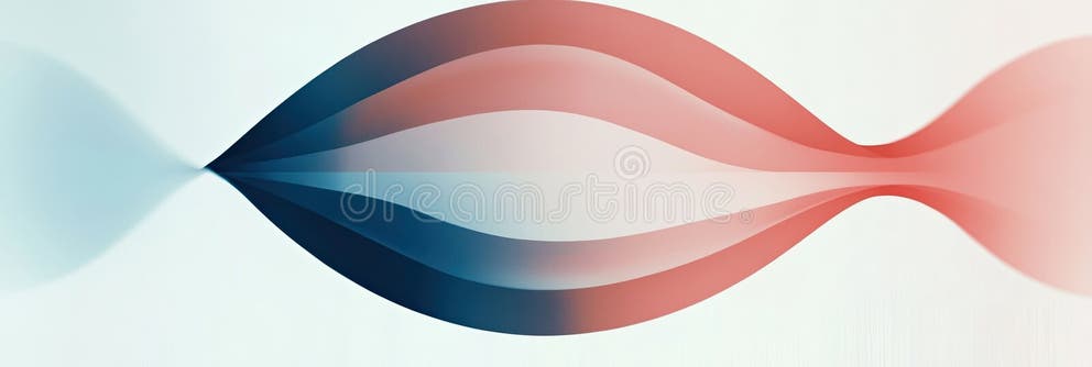 Modern Abstract Fish Shape Crafted with Negative Space and Soft ...