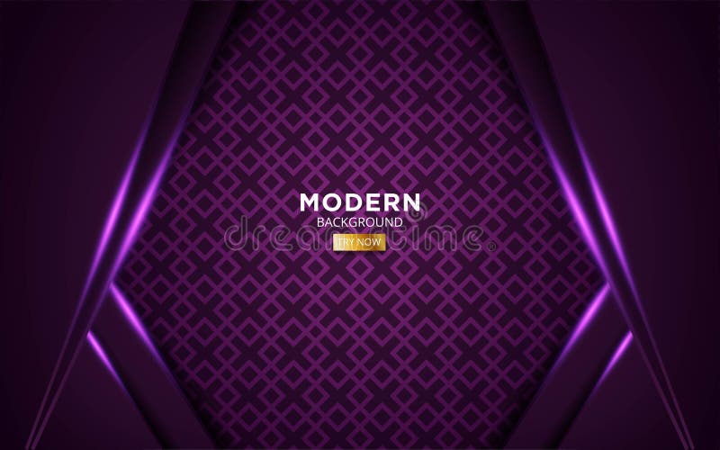 Modern Abstract Future Purple Background Banner with Purple Light Line ...