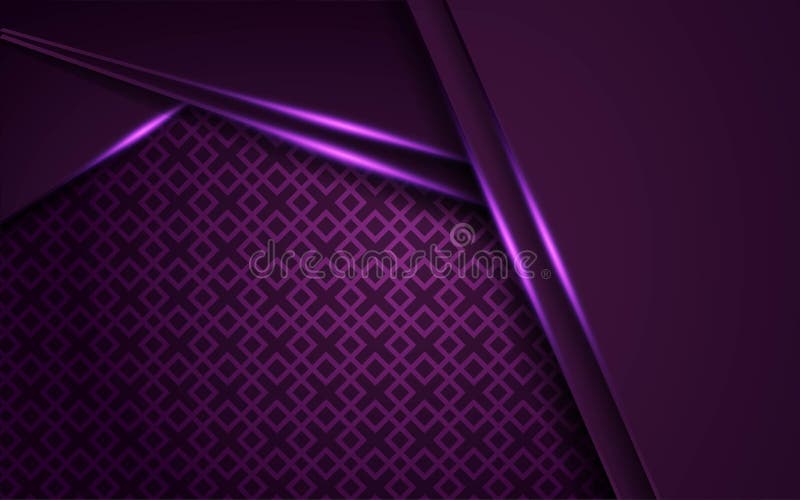 Modern Abstract Future Purple Background Banner with Purple Light Line ...
