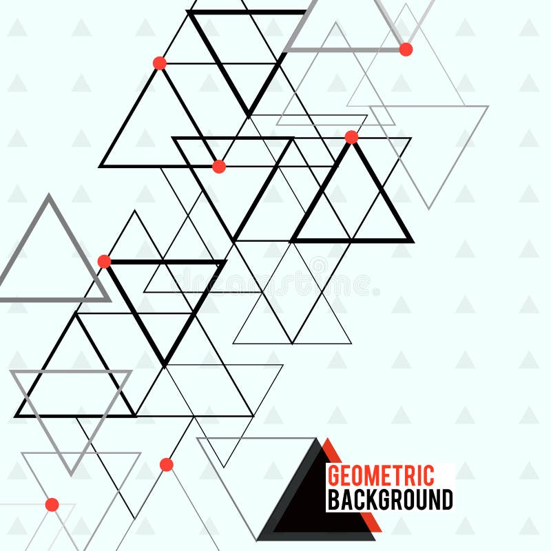Modern Abstract Geometric Background for Design Stock Vector ...