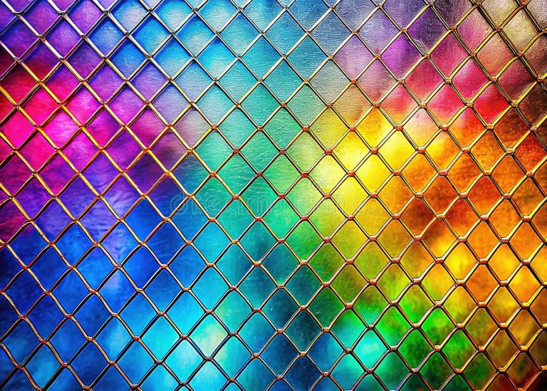 Modern Abstract Geometric Background Featuring a Translucent Wire Mesh ...