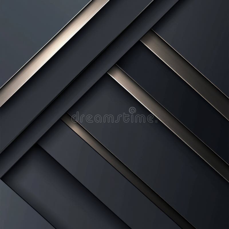 Modern Abstract Geometric Background with Sleek Metallic Lines. Stock ...