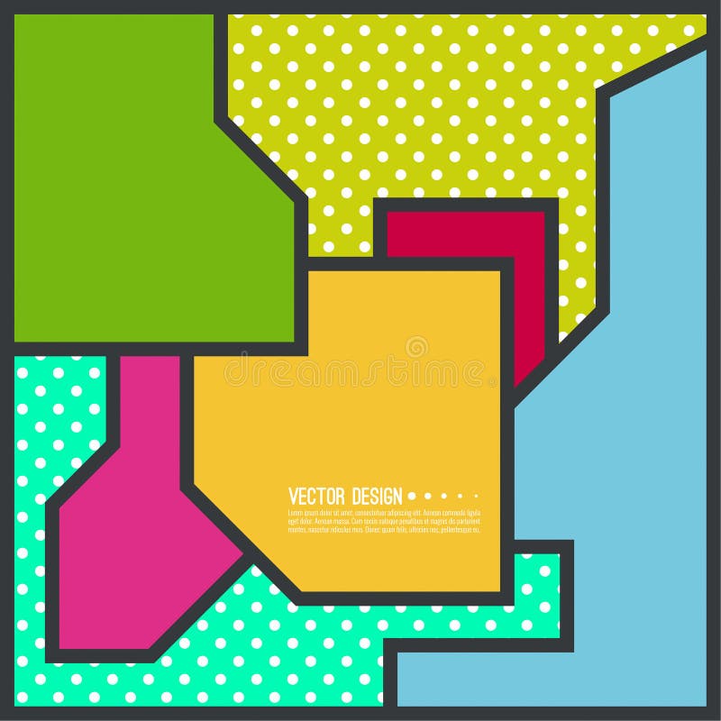 Modern Abstract Geometric Background. Stock Vector - Illustration of ...