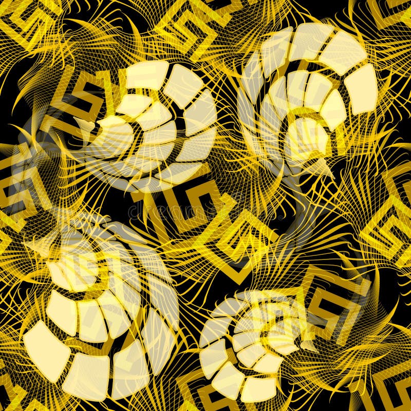 Modern Abstract Geometric Greek Style Vector Seamless Pattern. O Stock ...