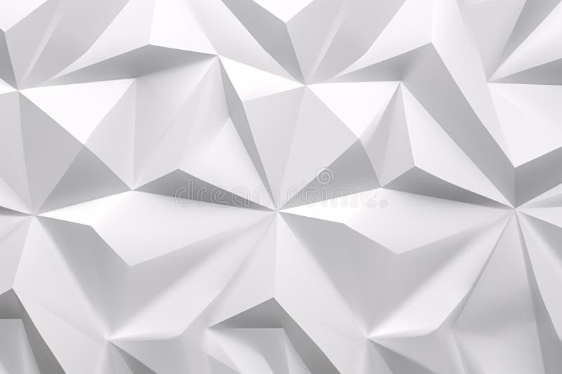 Modern Abstract Geometric Pattern with Overlapping Gray Triangles on a ...