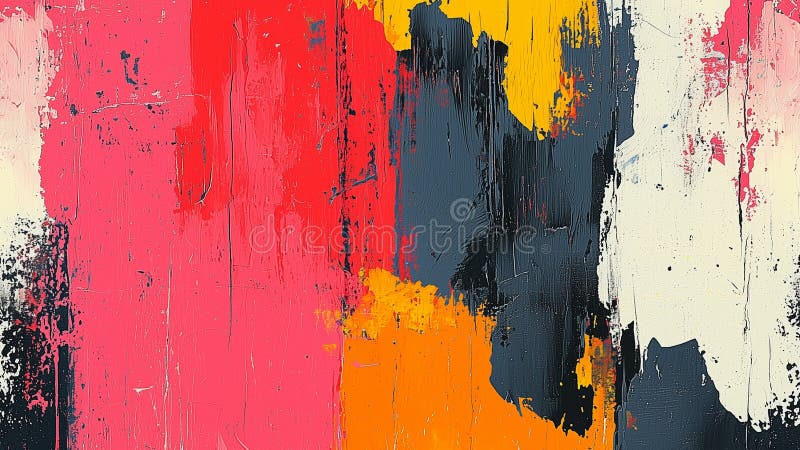 Modern Abstract Geometric Patterns with Vintage Texture Stock ...