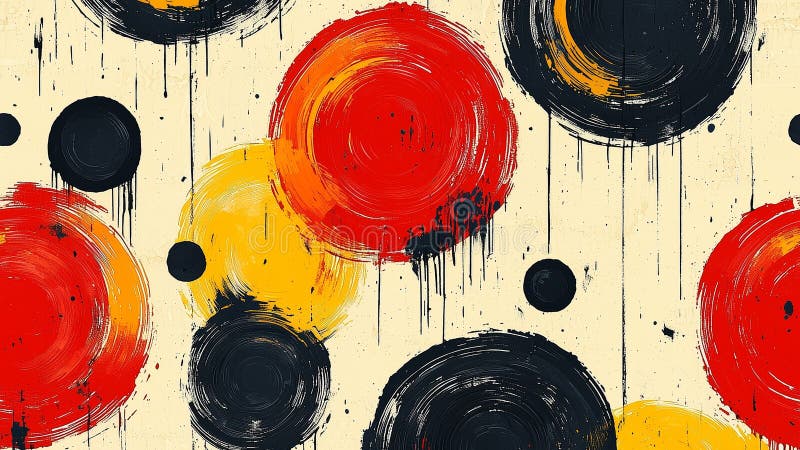 Modern Abstract Geometric Patterns with Vintage Texture Stock ...