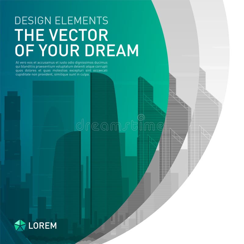 Modern Abstract Geometry Background for Investment Stock Vector ...