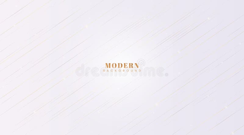 Modern Abstract Gold Glittering Diagonal Dashed Line Pattern on White ...