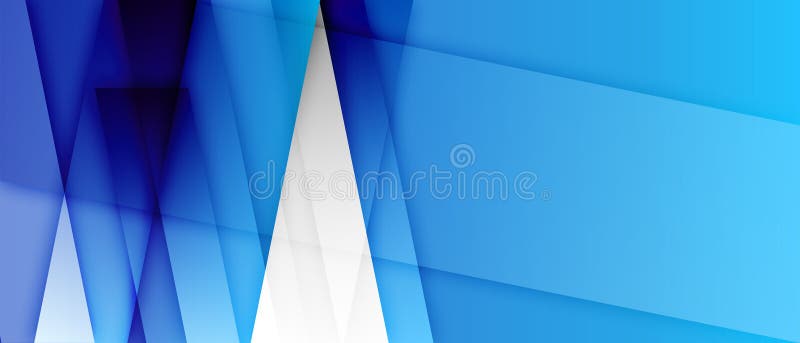 Modern Abstract Gradient Dark Blue Banner Background Stock Illustration ...
