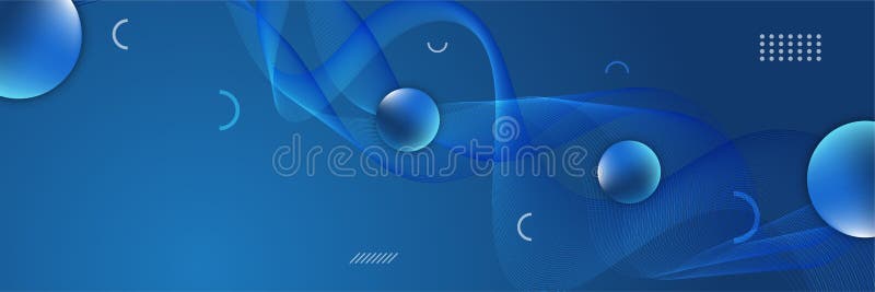 Modern Abstract Gradient Dark Blue Digital Technology Banner Design ...